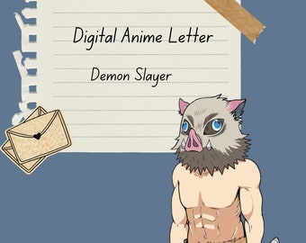 Demon Slayer Letter - Etsy UK
