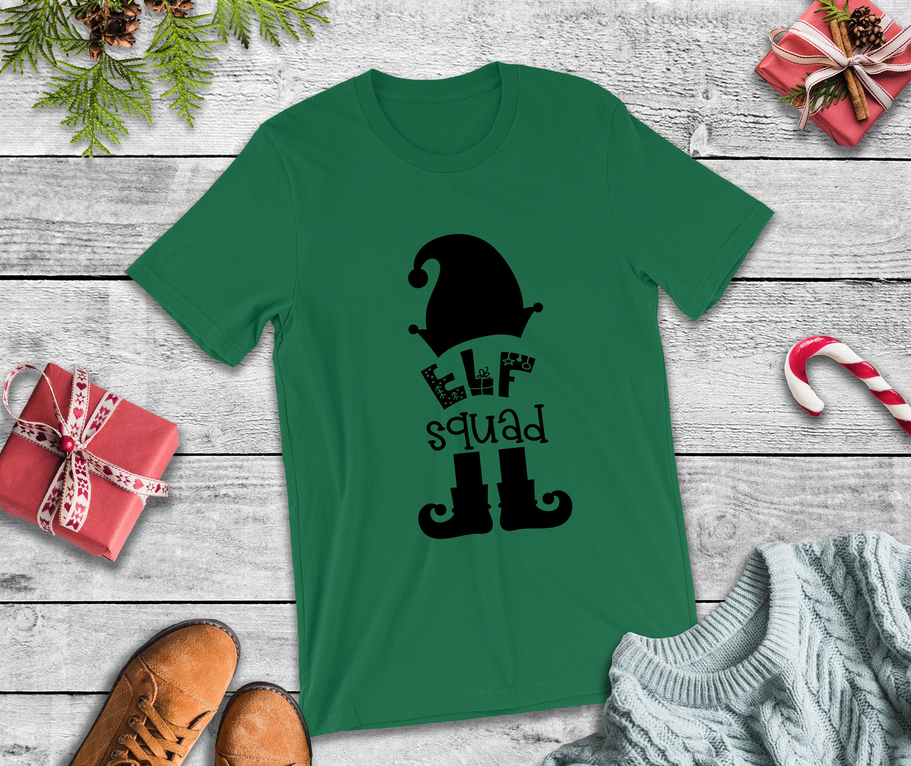Elf Squad SVG Cut File for Cricut, Elf Magic SVG, Christmas Elves Svg ...