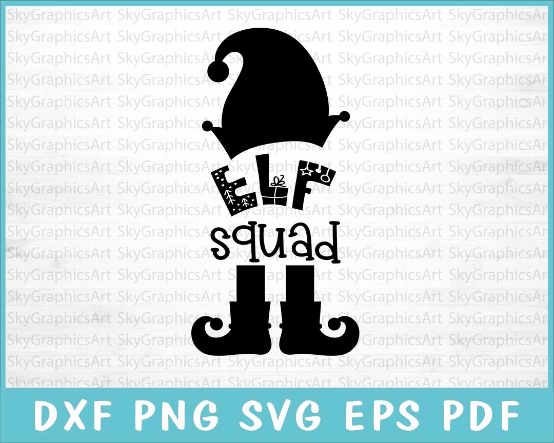 Elf Squad SVG Cut File for Cricut, Elf Magic SVG, Christmas Elves Svg ...