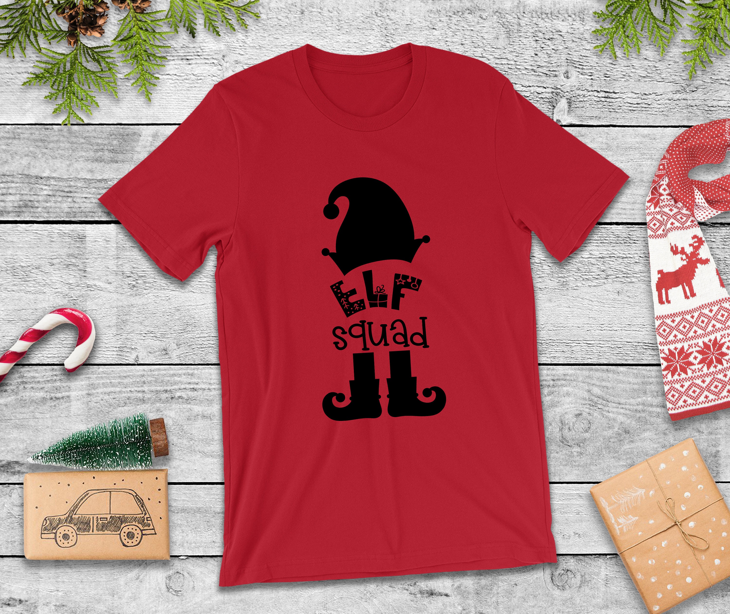 Elf Squad SVG Cut File for Cricut, Elf Magic SVG, Christmas Elves Svg ...