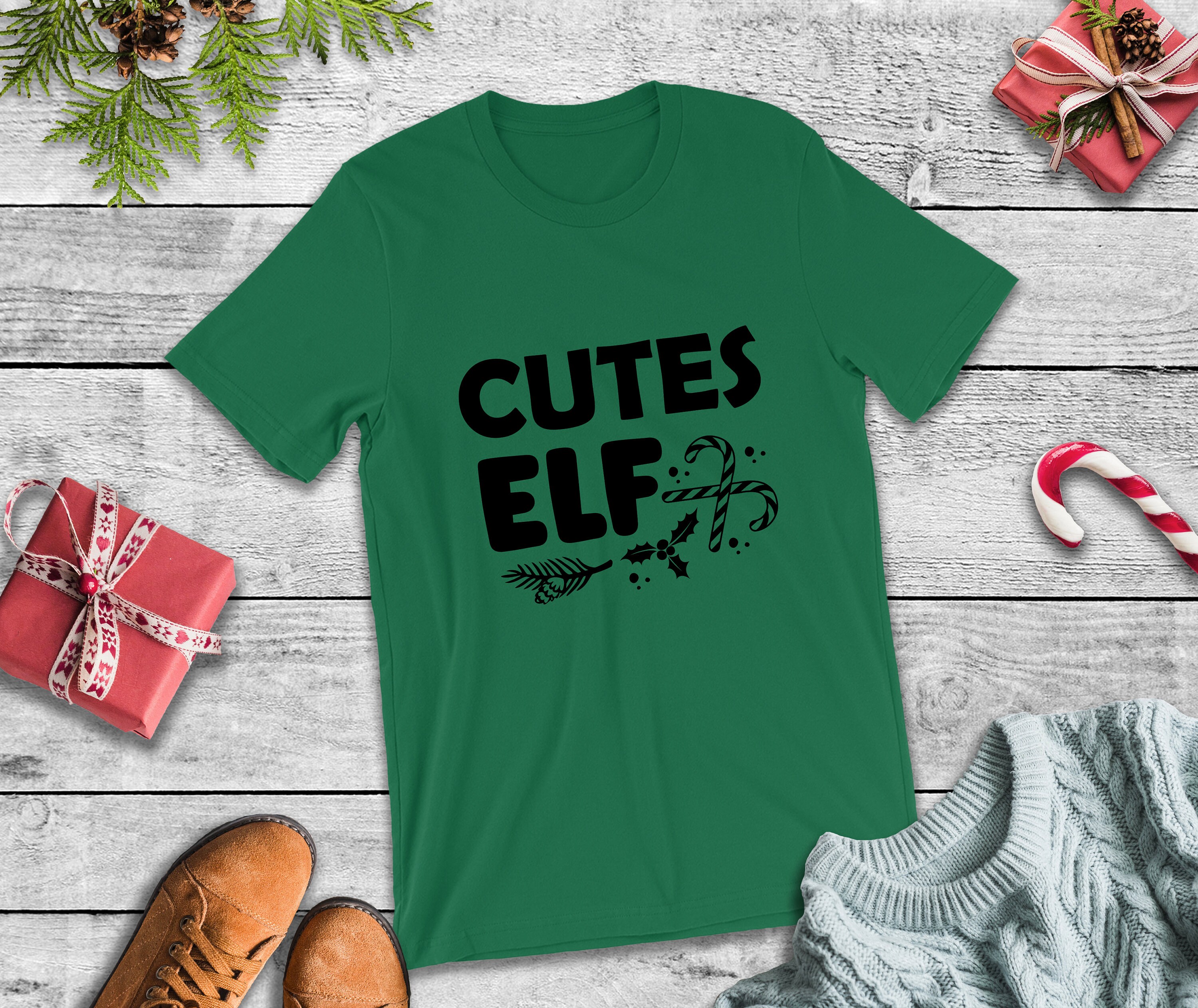 Cutes Elf Svg Cut File For Cricut Cute Elves Svg Festive Etsy