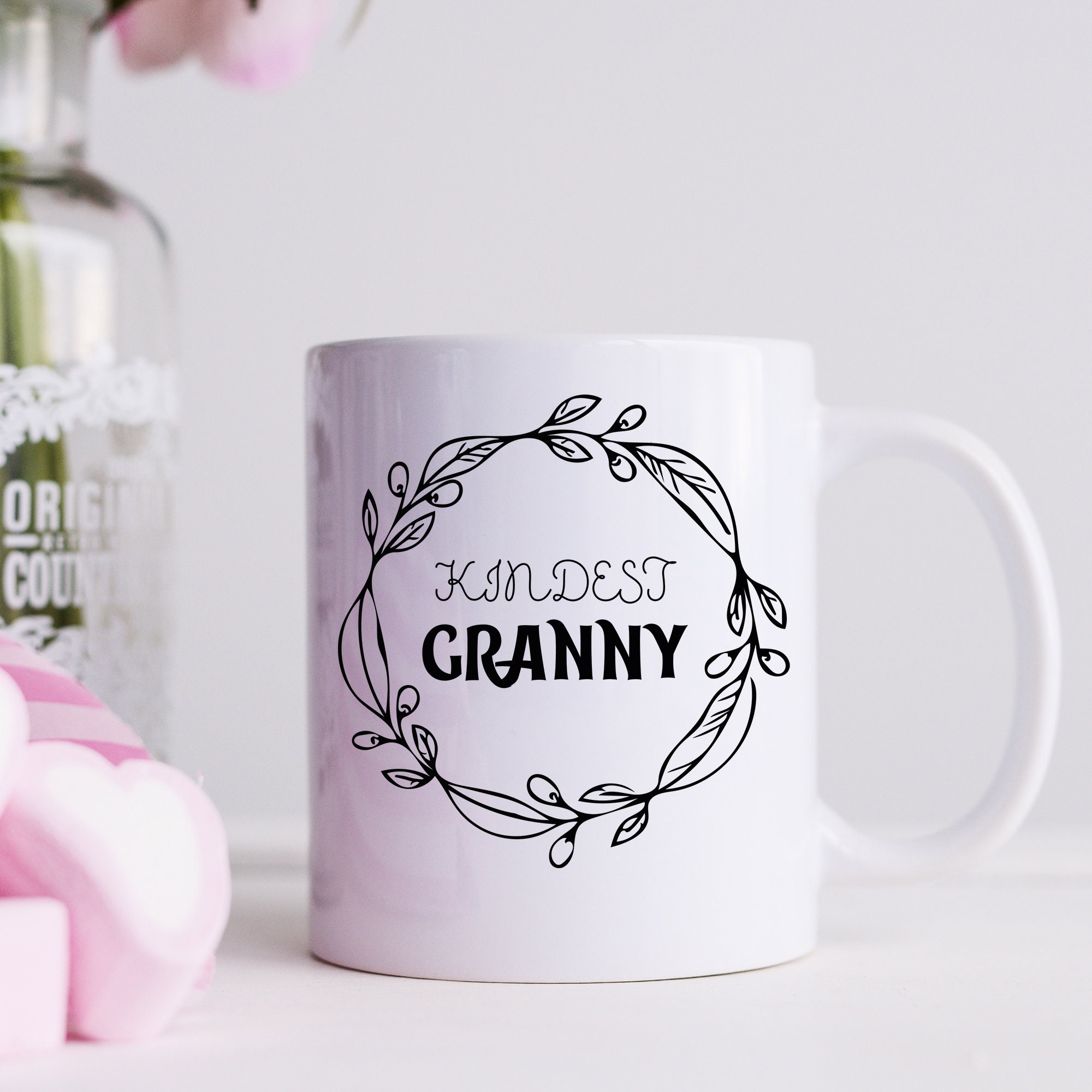 Kindest Granny Svg Granny Life Svg Mothers Day Svg Floral Grandma Svg