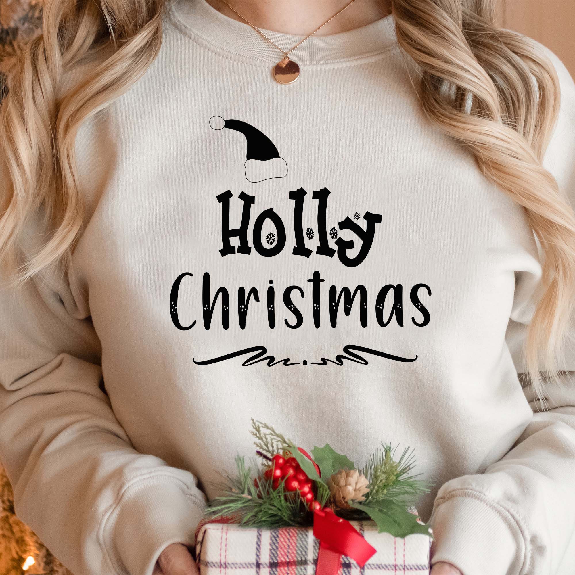 Holly Christmas SVG Cut File for Cricut Festive Holly SVG - Etsy