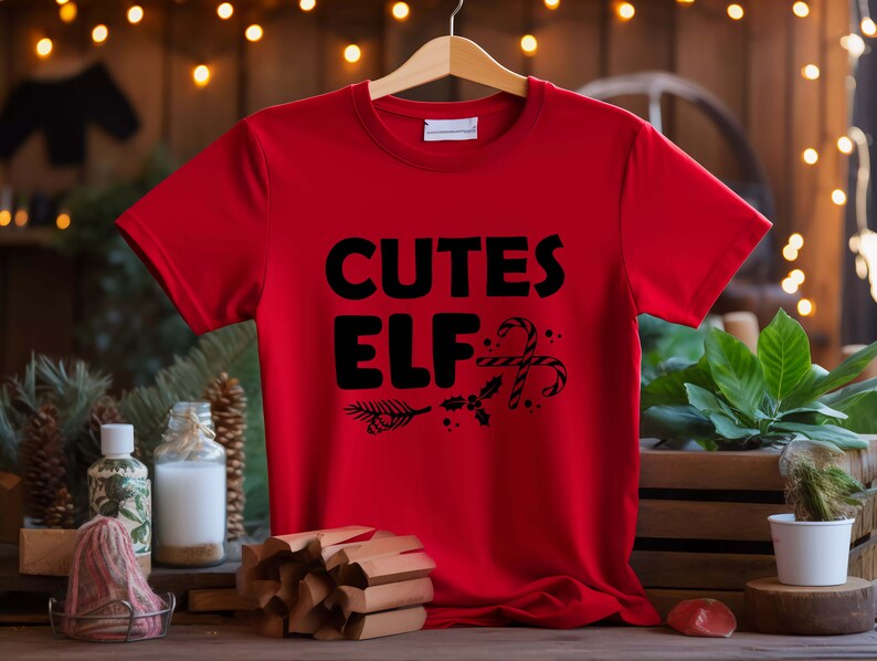 Cutes Elf Svg Cut File For Cricut Cute Elves Svg Festive Etsy