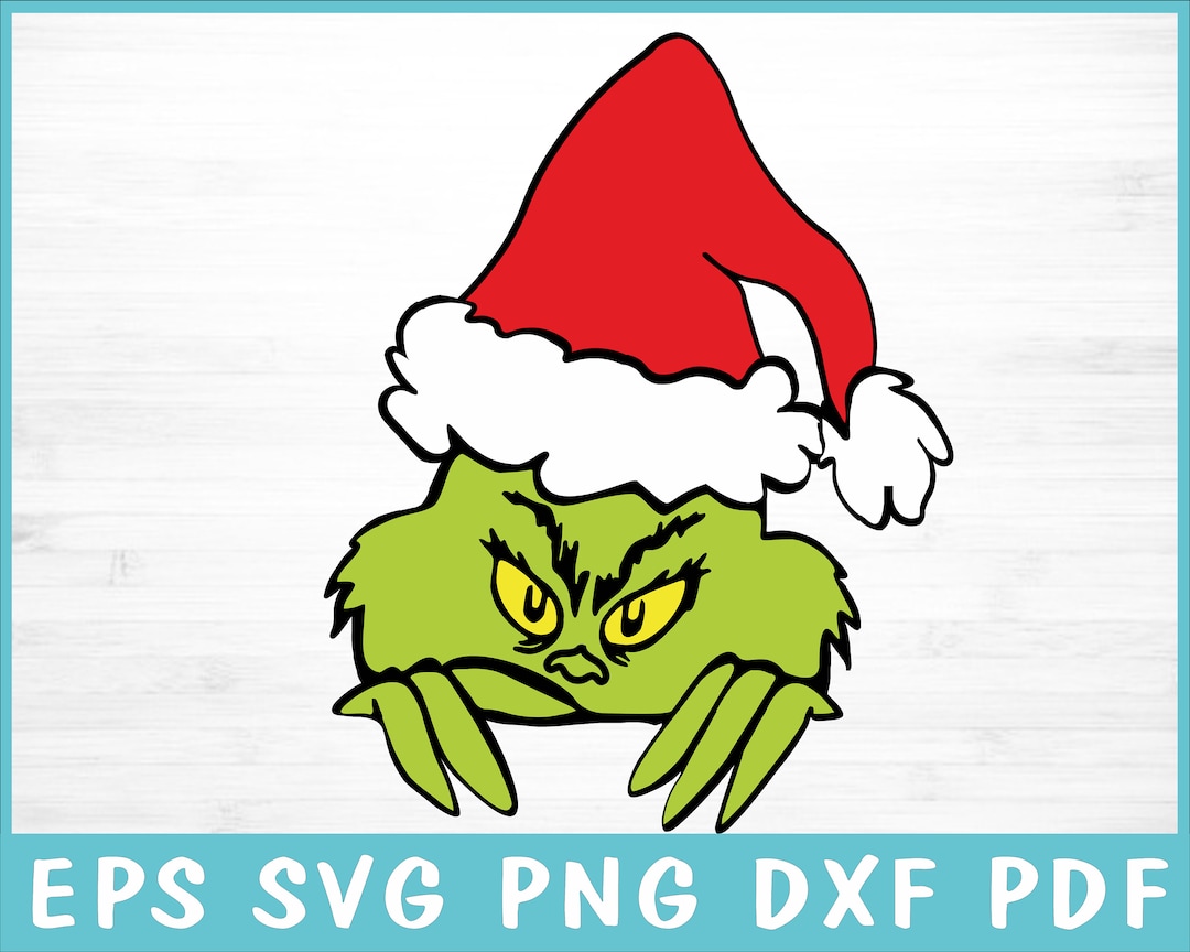 Buy Grinch Face Svg Png, Cricut, Christmas Svg, My Day Grinch Svg, Grincmas Png, Grinch ...