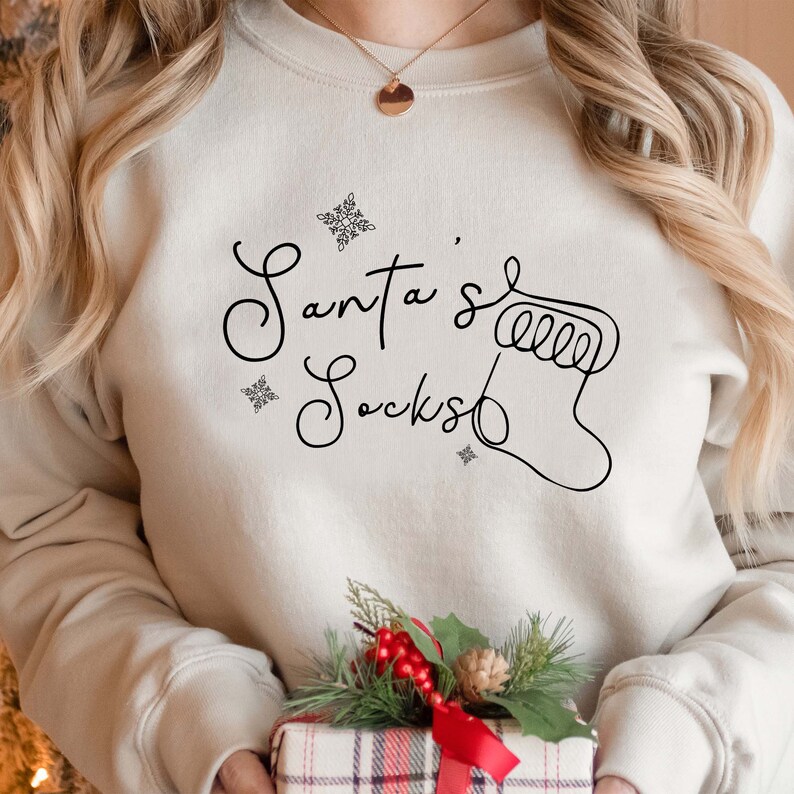 Santa's Sack Svg Png, Funny Christmas Svg, Hand Written Svg, Sacks Svg ...