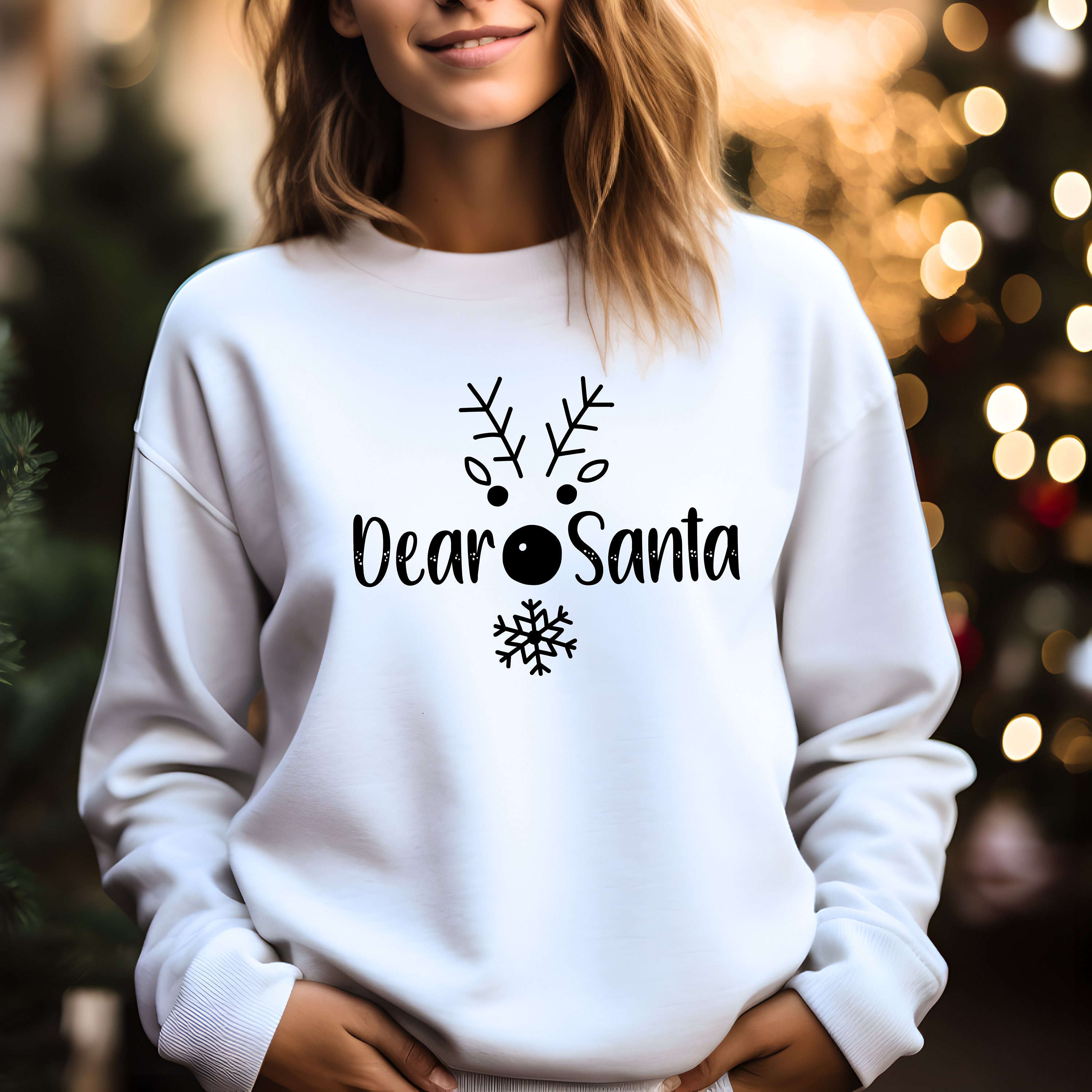 Dear Santa SVG Cut File for Cricut, Santa Approved SVG, Christmas Deer ...