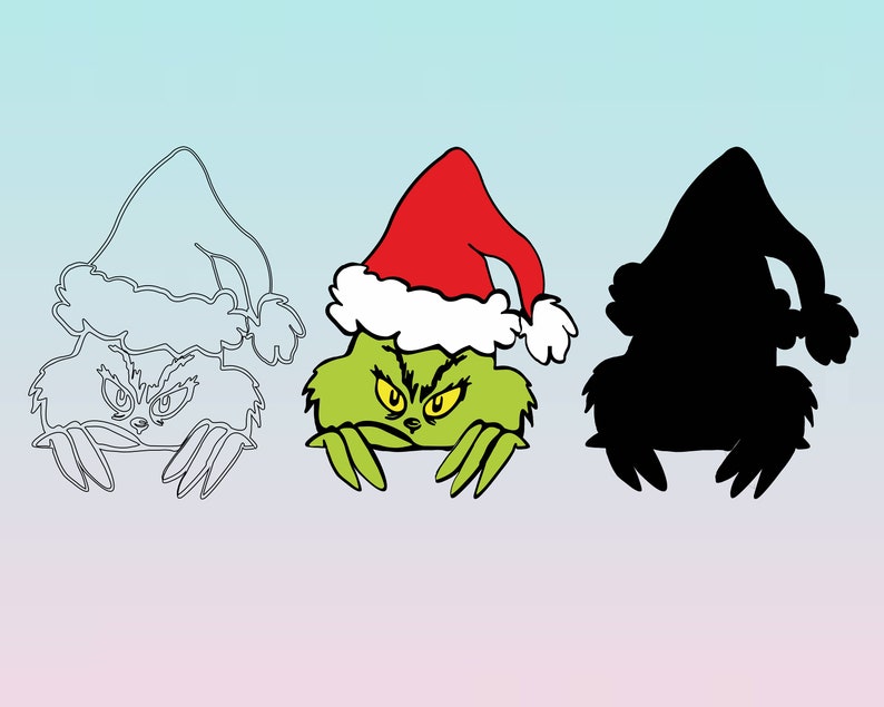 Grinch Face Svg Png Bundle Cricut Christmas Svg My Day Etsy Ireland