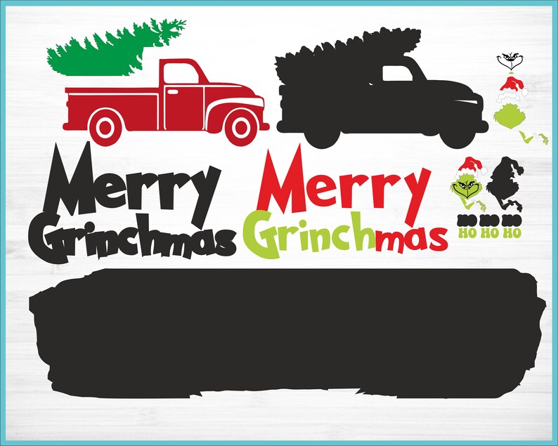 Grinch Face Laser Cut File, Cricut, Christmas Svg, Merry Grinchmas ...