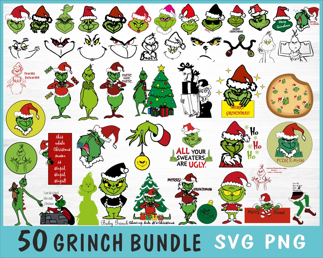 Buy Grinch Svg Bundle, Grinch Svg Layered, Grinch Designs, Grinch Png ...