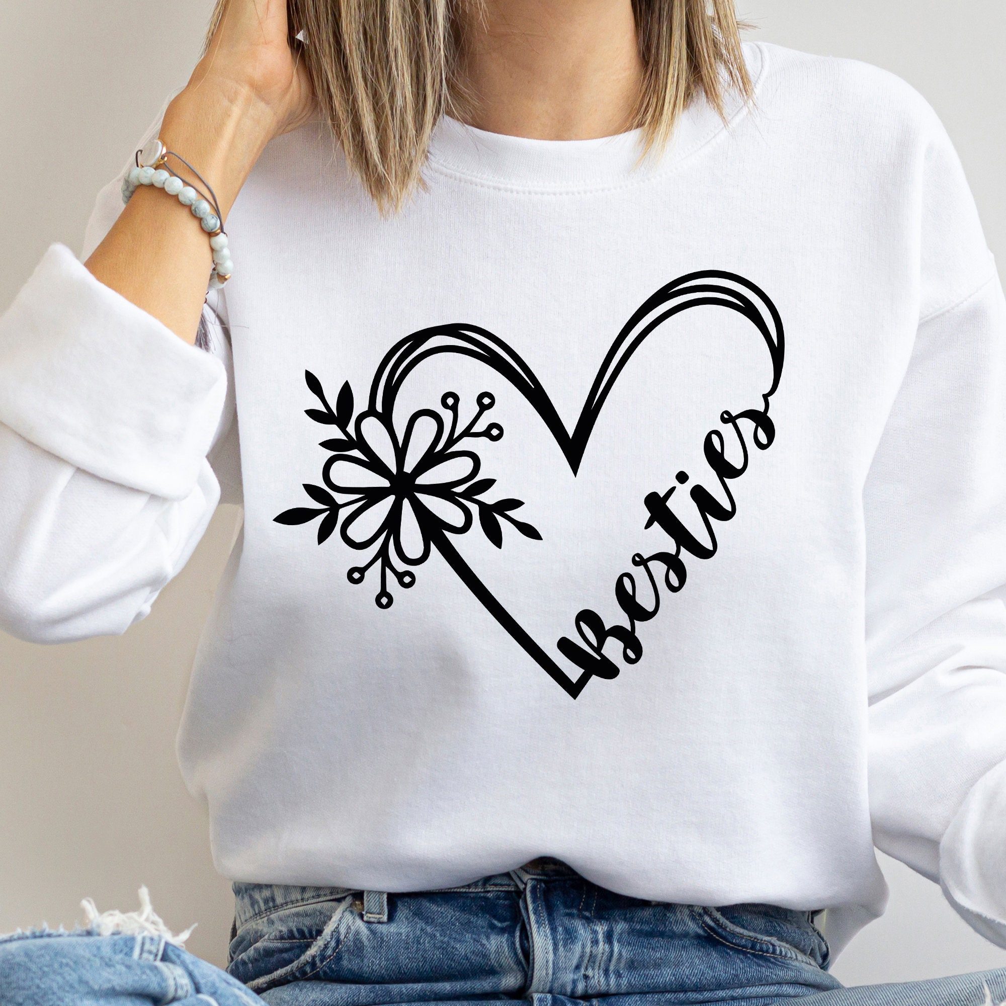 9 Besties SVG Bundle, Best Friends svg, Amistad svg, Heart svg, Love ...