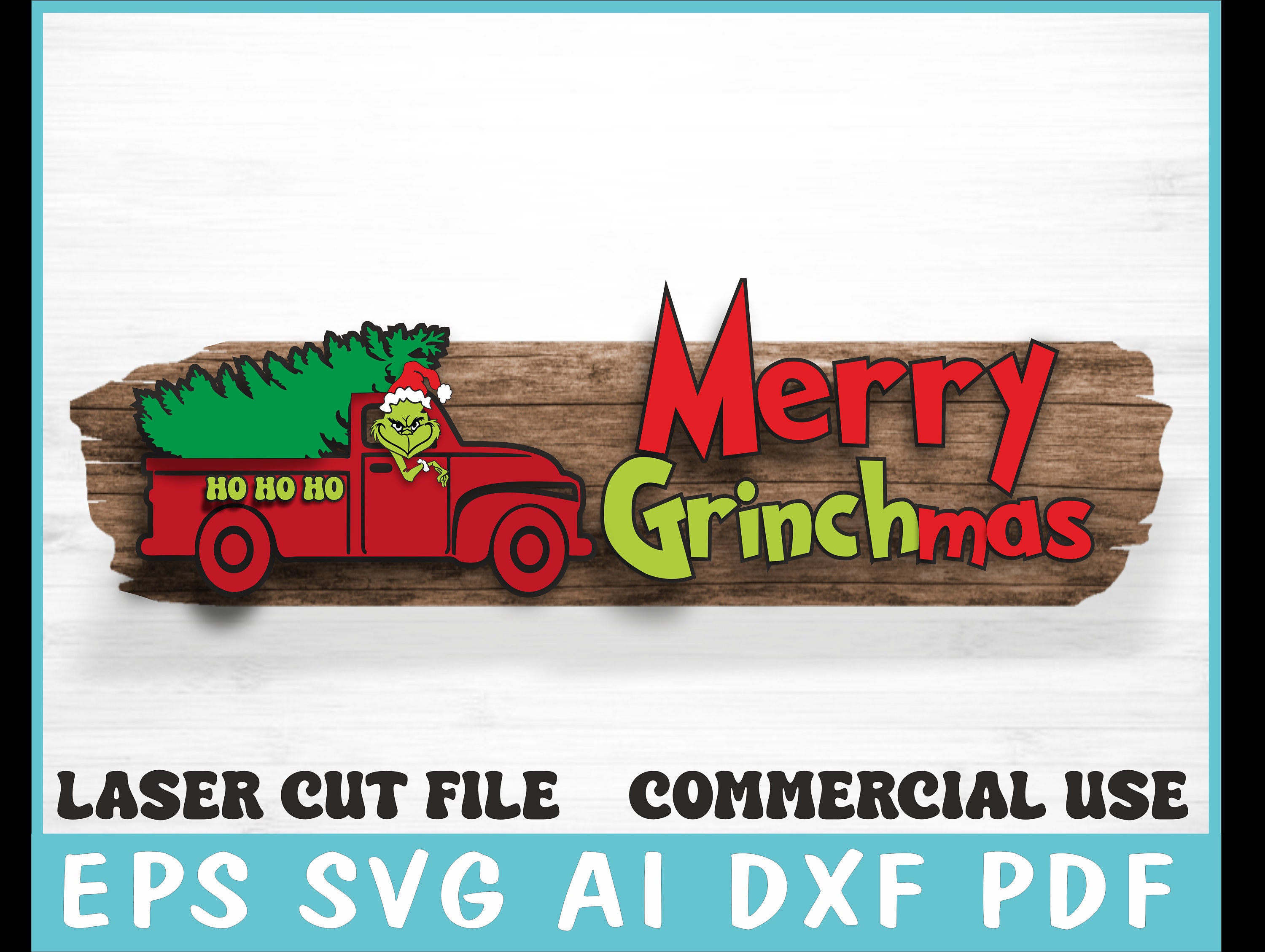 Grinch Face Laser Cut File, Cricut, Christmas Svg, Merry Grinchmas ...