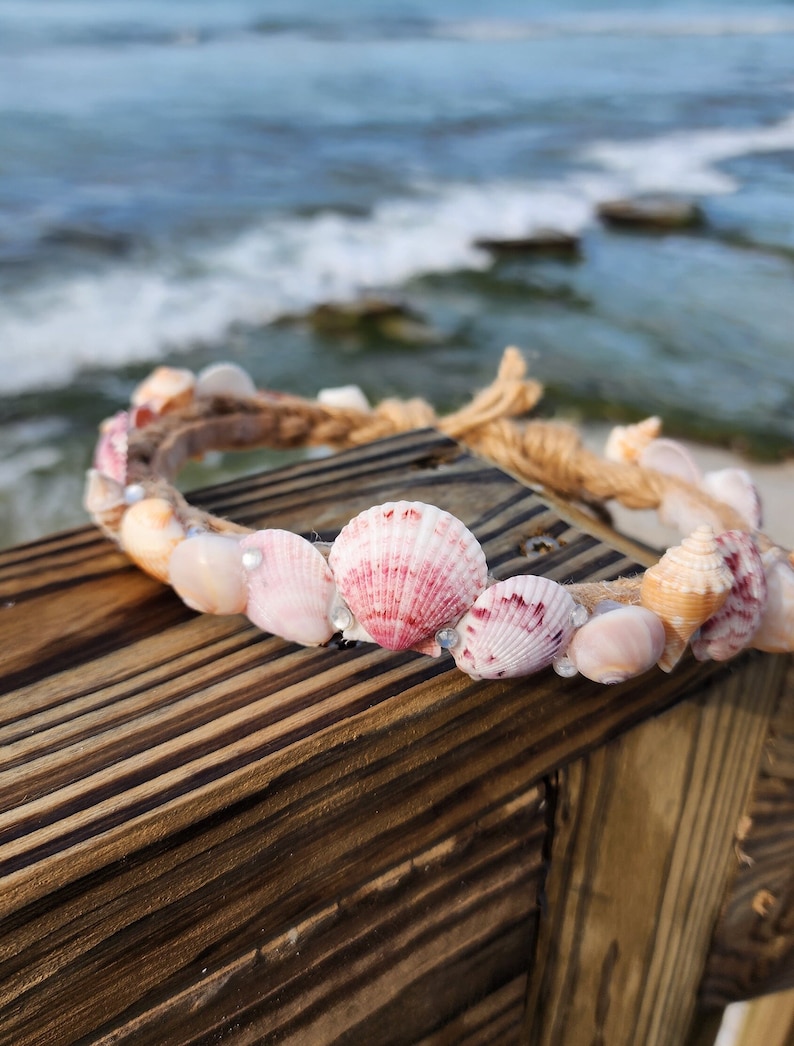 One of a Kind Seashell Mermaid Crown. Adjustable Shell Headband for ...