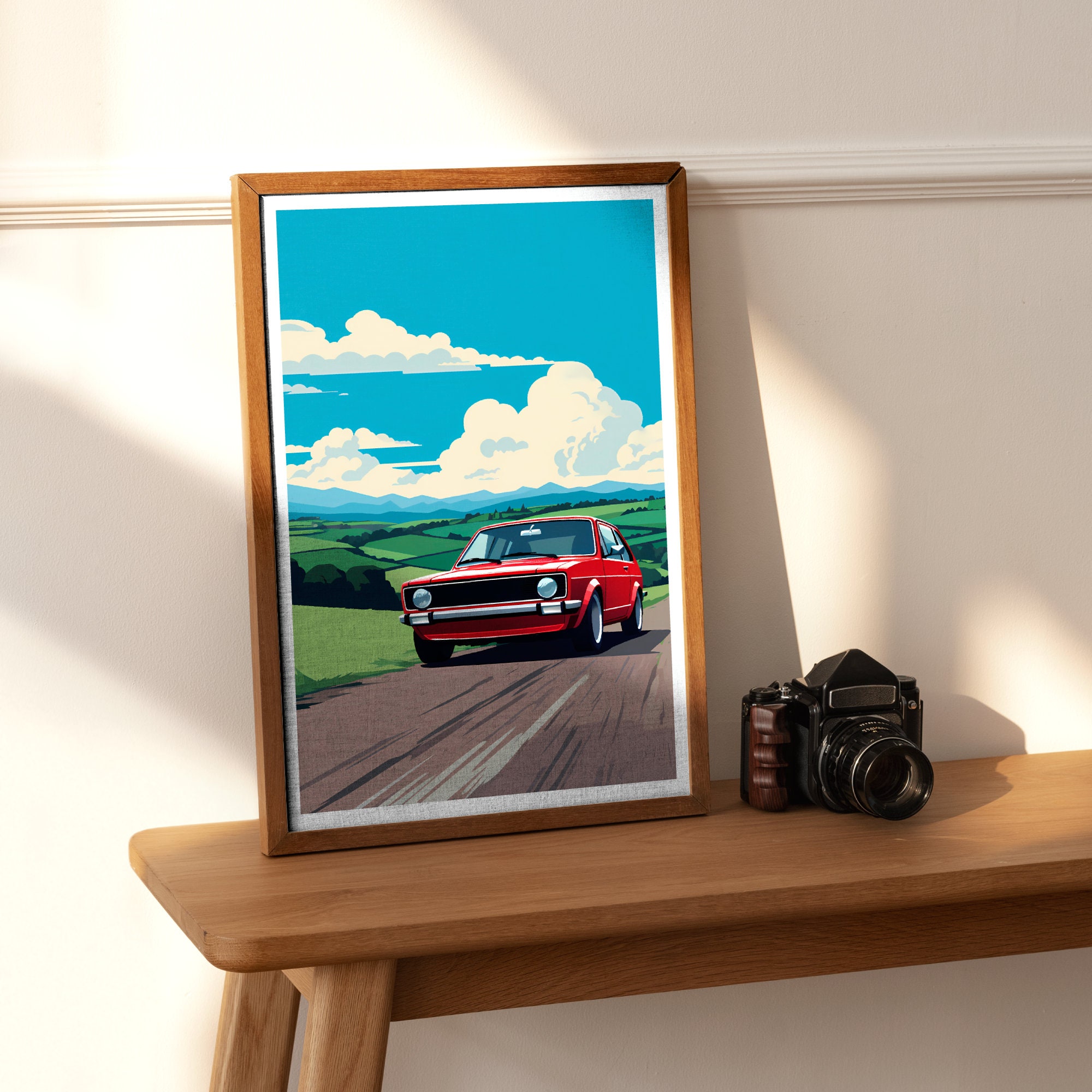 Volkswagen Golf GTI Poster Volkswagen Golf GTI Car Print - Etsy