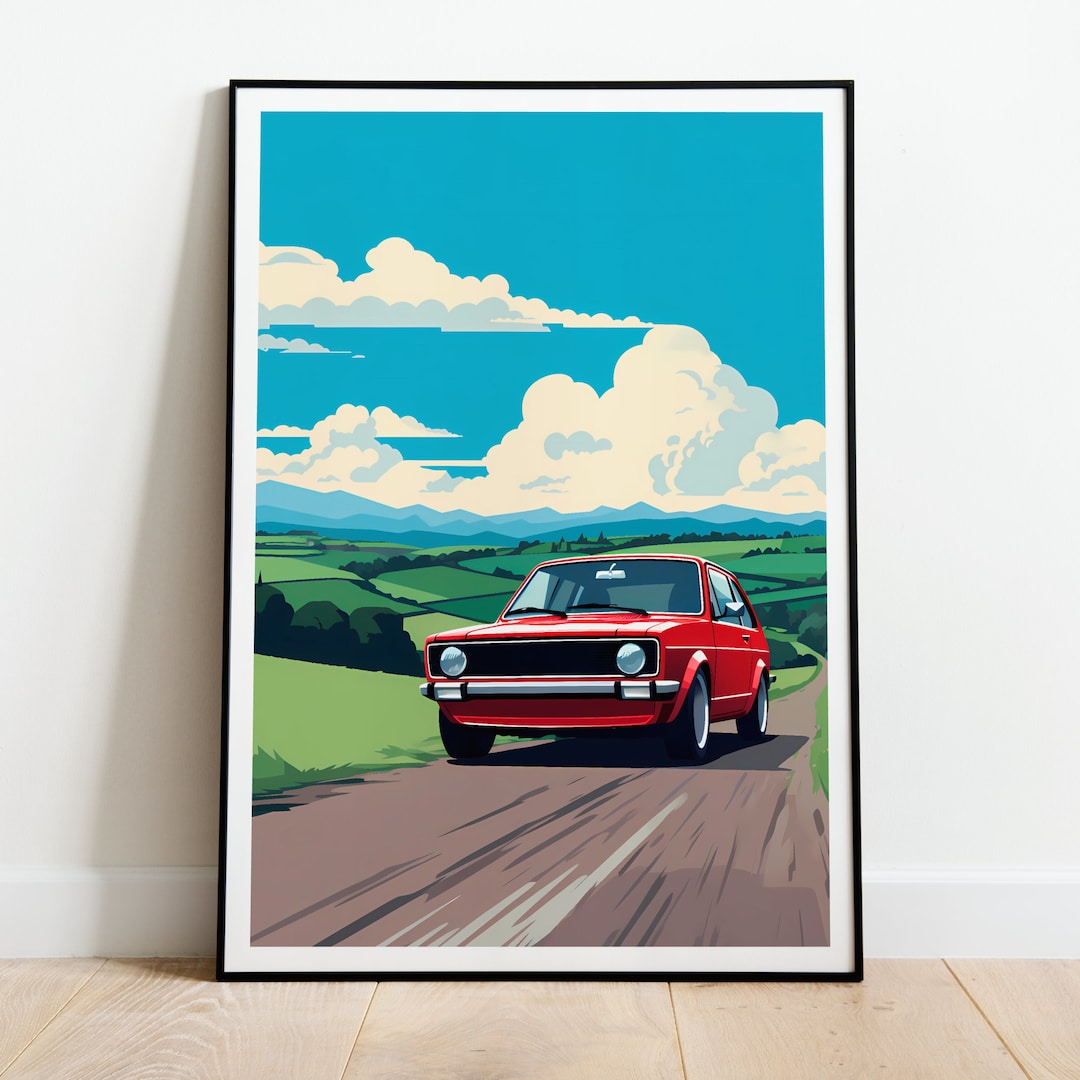 Volkswagen Golf GTI Poster Volkswagen Golf GTI Car Print - Etsy