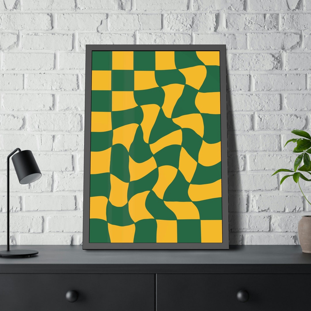 Checkered Wall Art Geometric Maximalist Poster INSTANT - Etsy