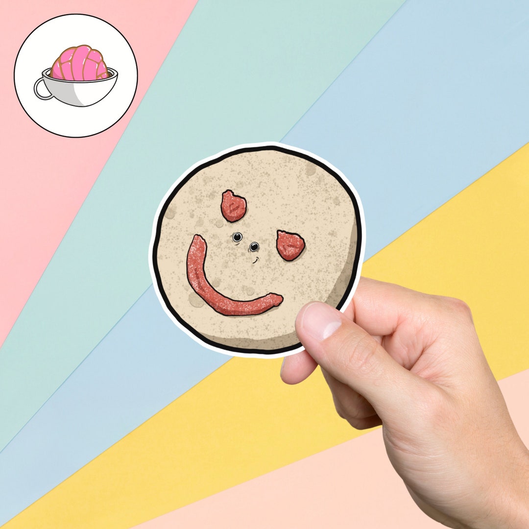 Sonrisa Cookie Sticker,galleta Sticker,pan Dulce Sticker,mexican Sweet ...