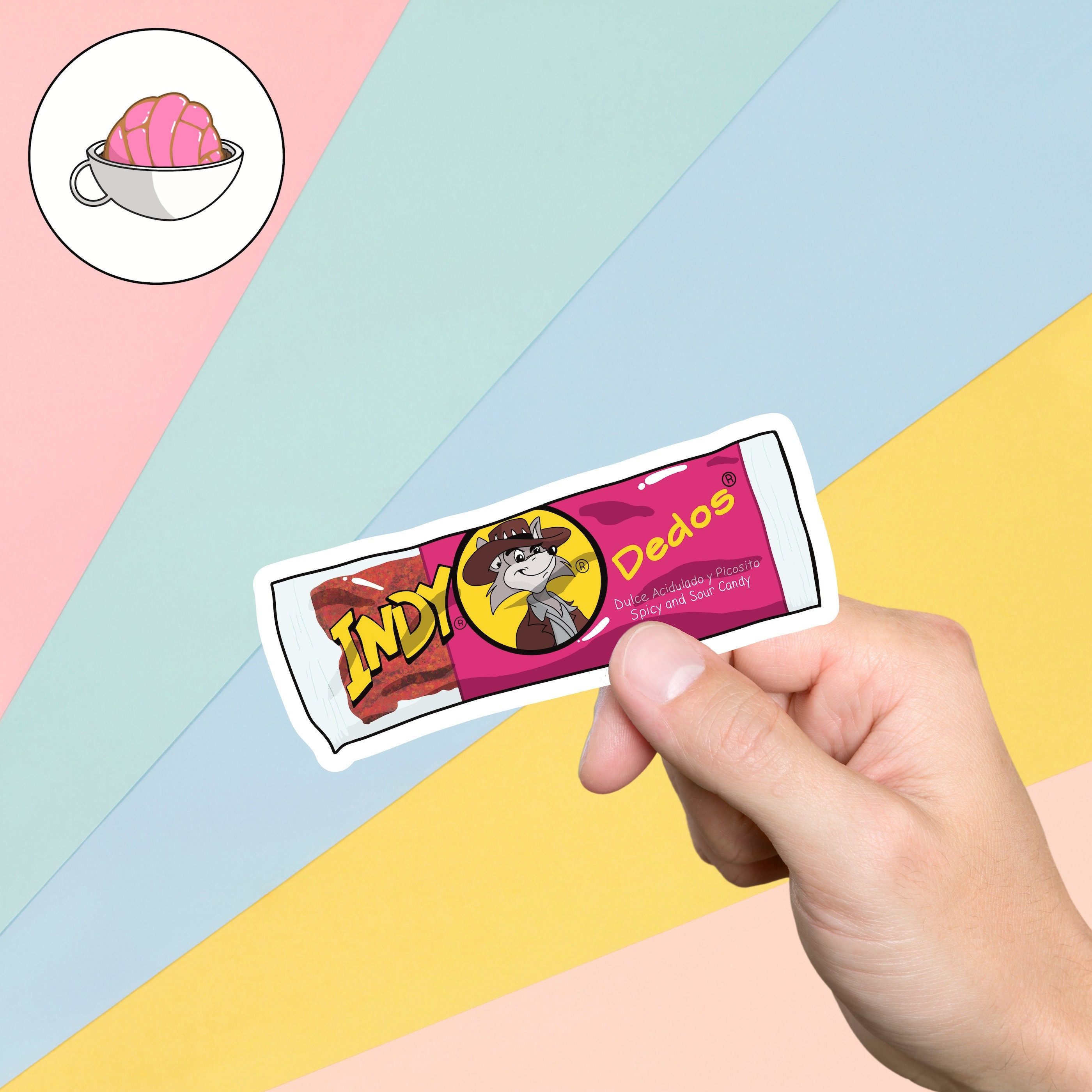Dedos Candy Sticker,dulces Acidulado Y Picoso Sticker,mexican Candy ...