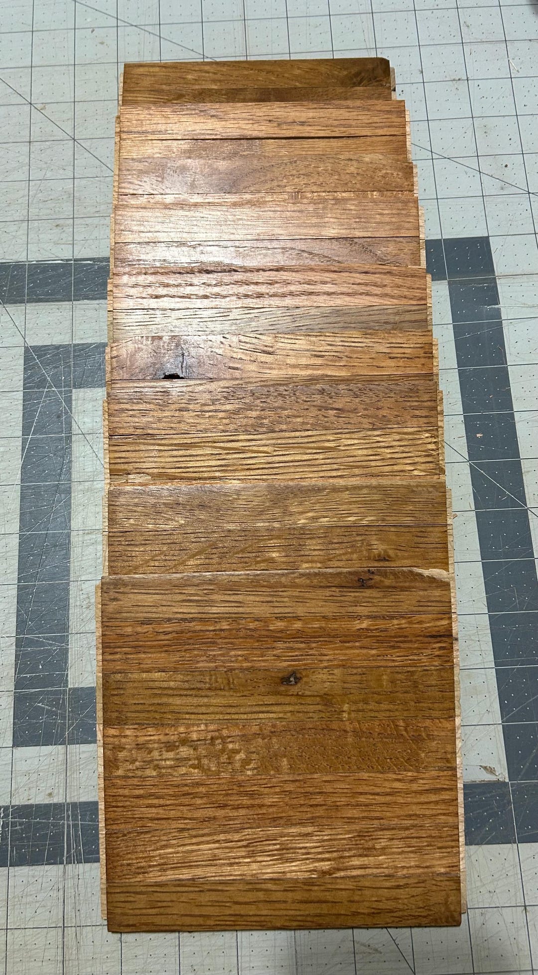 Oak Parquet Floor Tiles: IMPERFECT Honey Stain & Wax, 8pcs Rustic - Etsy