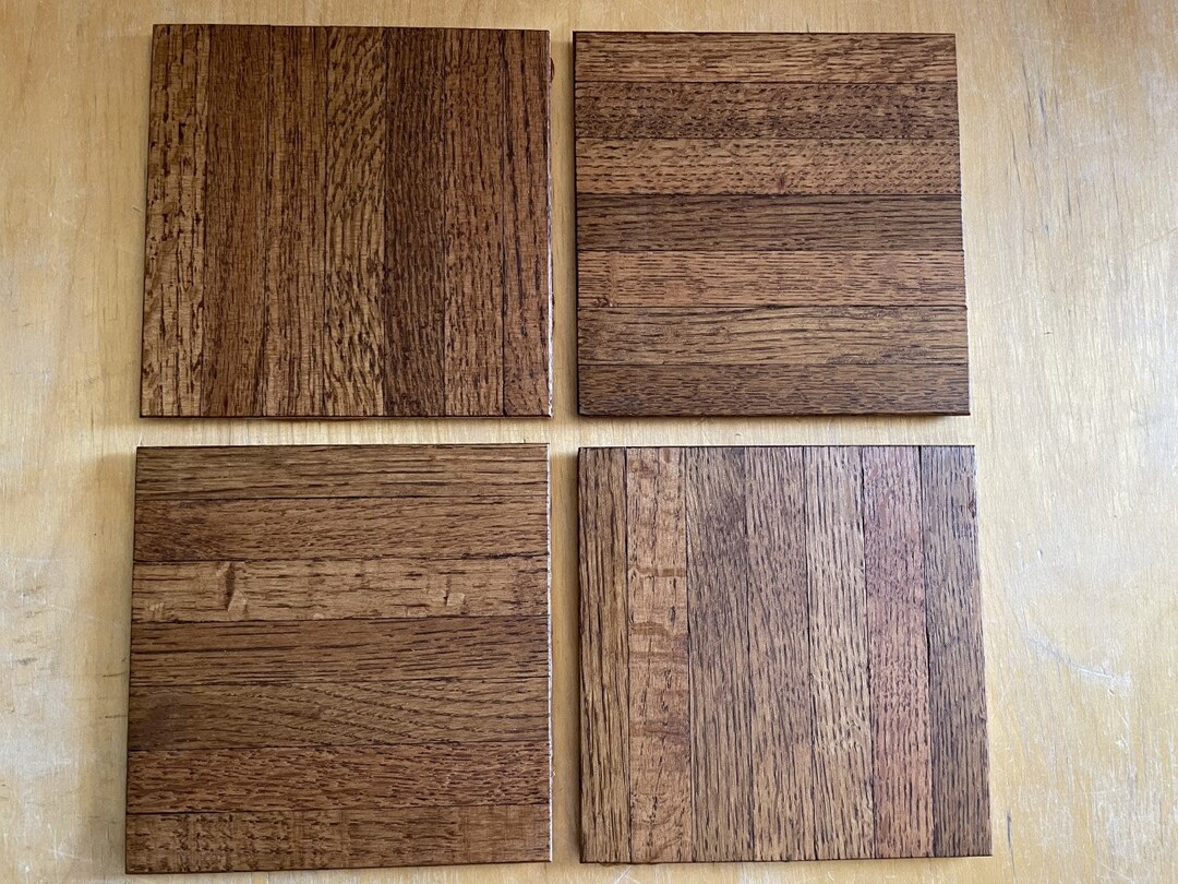 4pcs 7-finger Bruce OAK PARQUET 6x6x5/16 Floor Tile Flat - Etsy