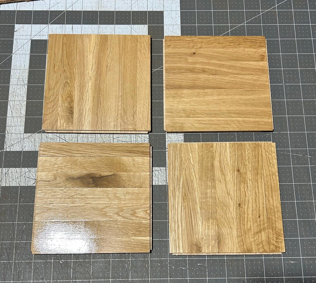 PARQUET FLOOR: 5 Square Feet! 7-finger White OAK Parquet Solid Hard ...