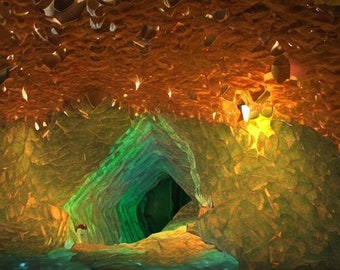 Mystical Crystal Cave - Etsy