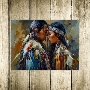 Magical Timbisha Shoshone Tribe Loving Gesture Satin Poster Prints ...