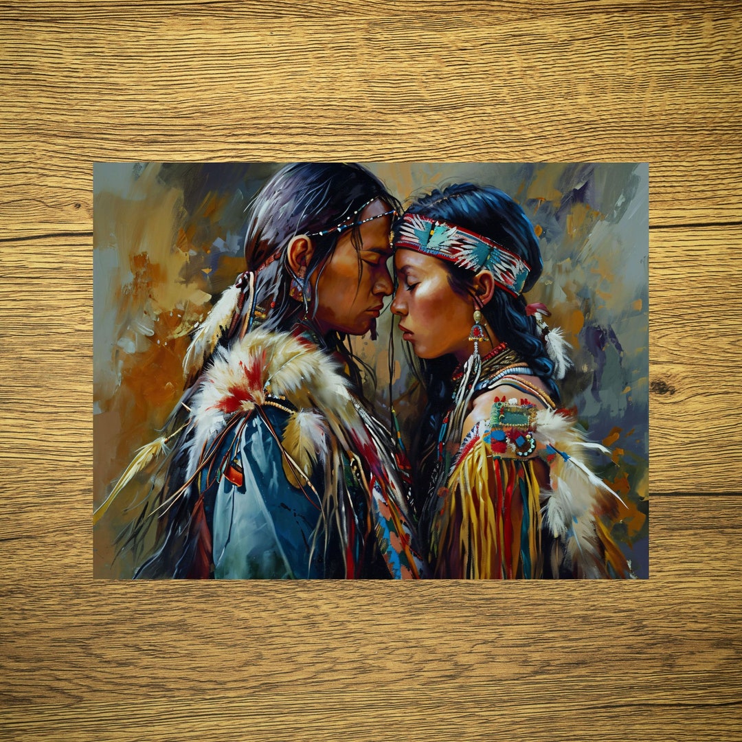 Magical Timbisha Shoshone Tribe Loving Gesture Satin Poster Prints ...