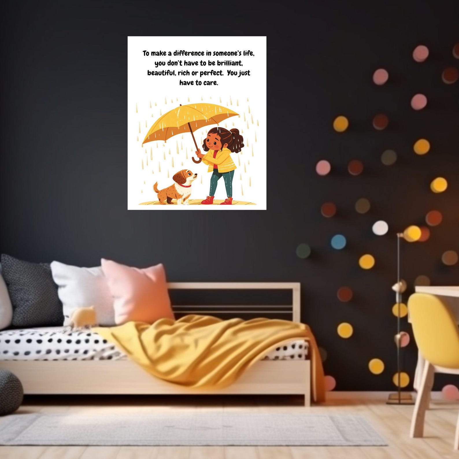 Inspirational Kindness Quote Poster Print, Digital Download, Heartfelt ...