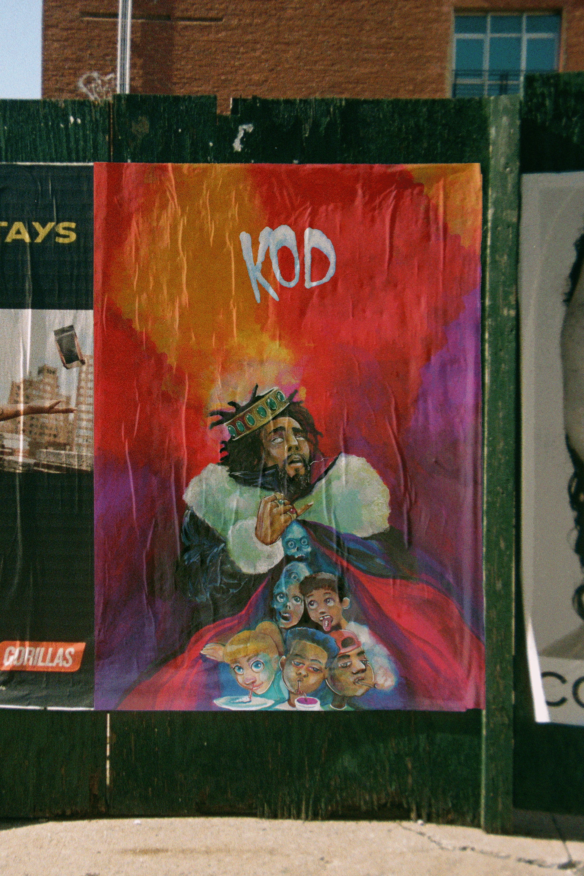 J COLE POSTER, Rap Gift, Concert Poster, Music Studio Décor, Colorful ...