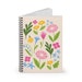 Floral Spiral Notebook, Flower Pattern Journal, Ruled Line Notebook - Etsy
