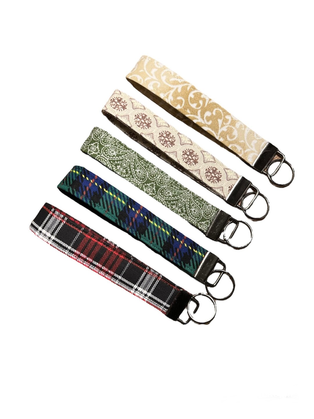 Scottish Romance Inspired Keychains Plaid Keyfobs Paisley - Etsy