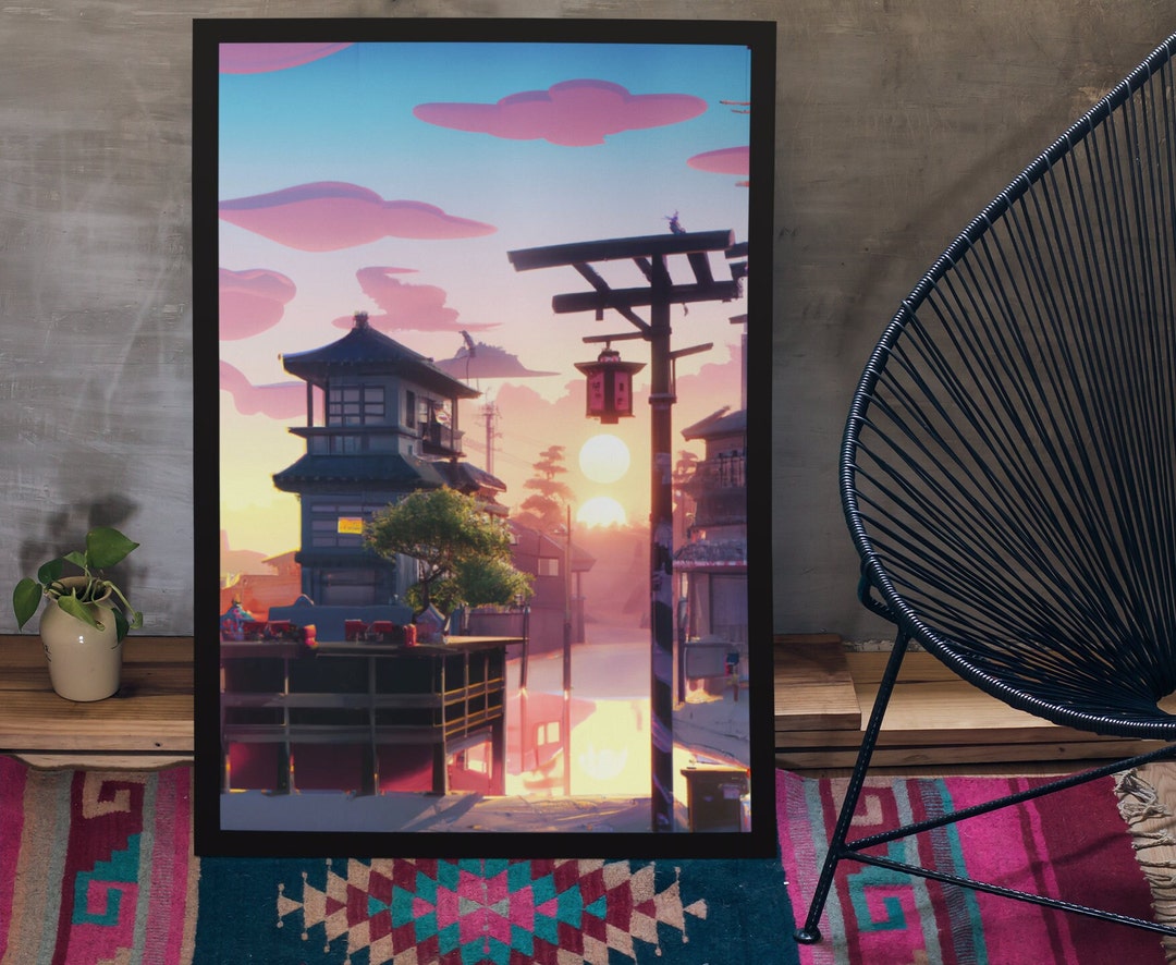 Japan Poster Digital Art Print, Original Japanese Wall Art, Japanese ...