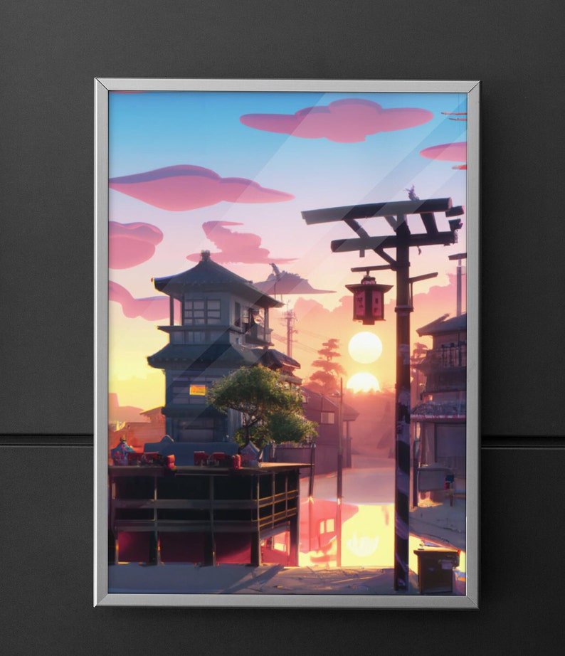 Japan Poster Digital Art Print, Original Japanese Wall Art, Japanese ...