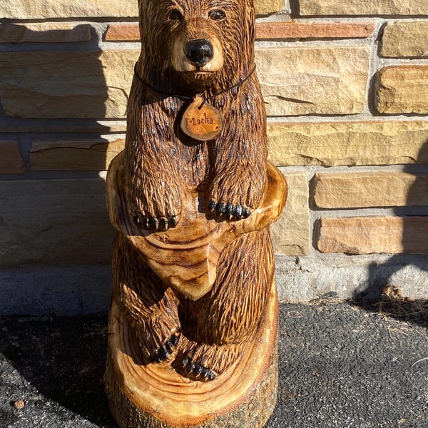 Chainsaw Carved Bear - Etsy