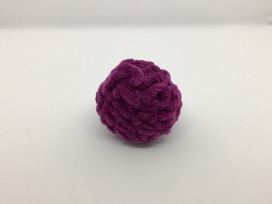 Purple Stress Ball crocheted - Etsy