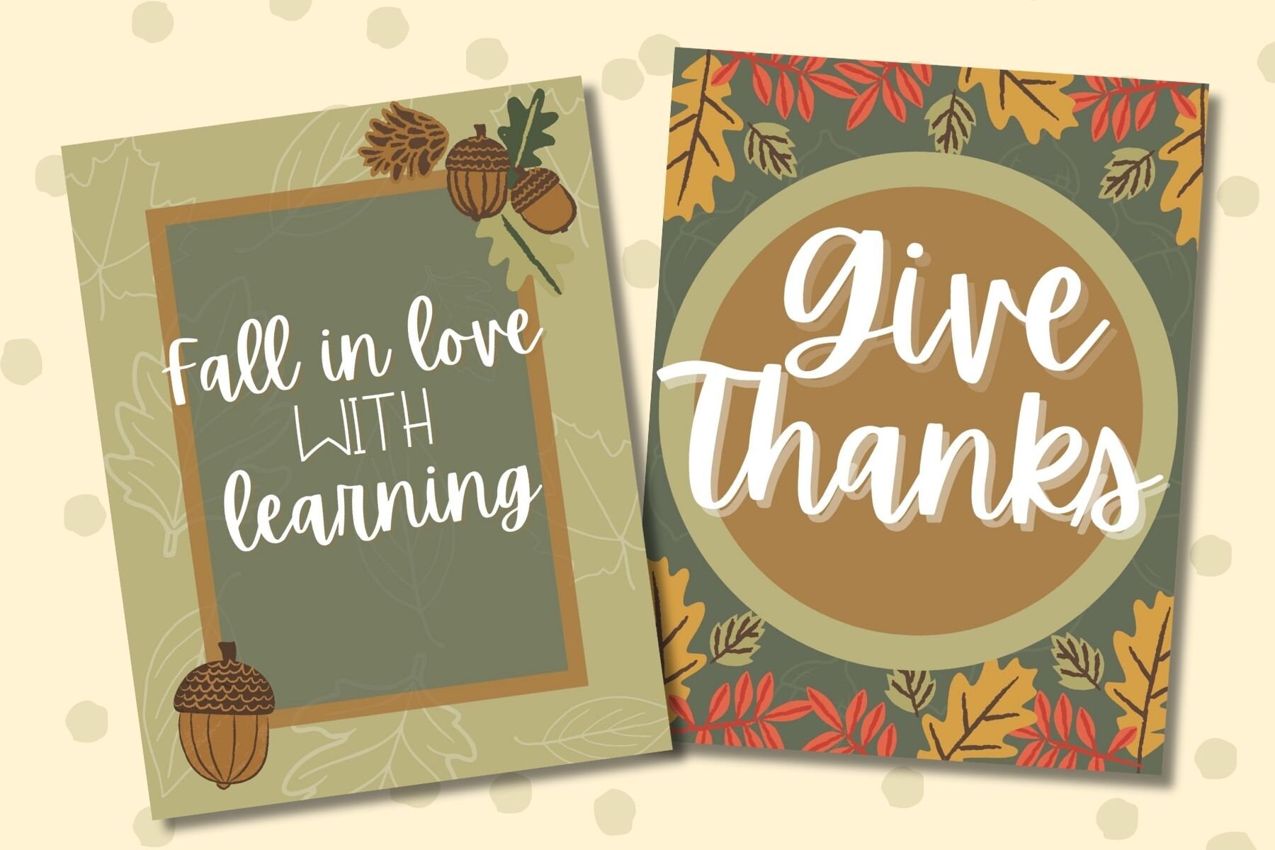 Thanksgiving Classroom Poster Printables - Etsy