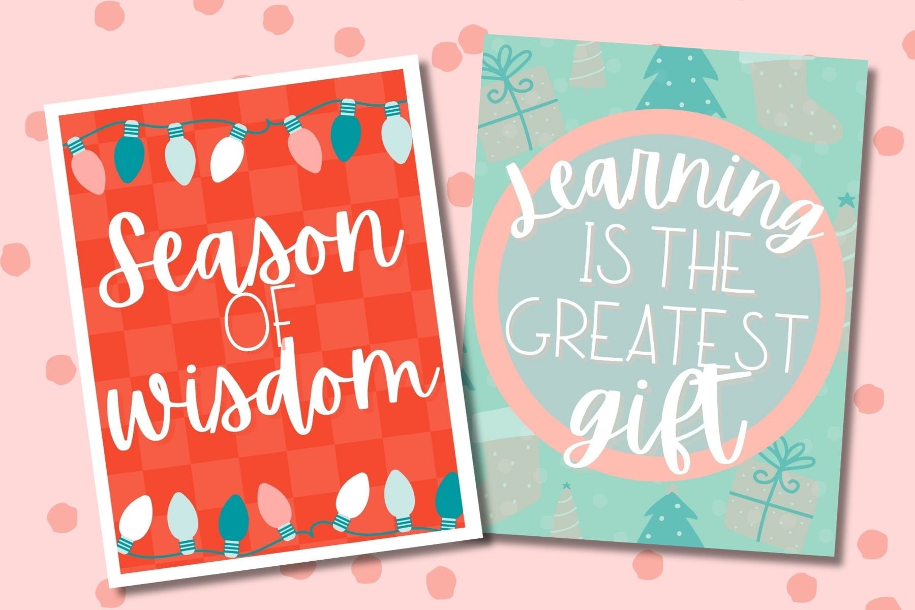 Christmas Classroom Printable Posters - Etsy