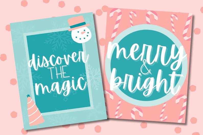 Christmas Classroom Printable Posters - Etsy