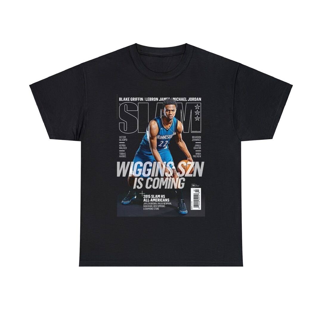 Andrew Wiggins Minnesota Timberwolves NBA Slam Cover Tee Shirt - Etsy