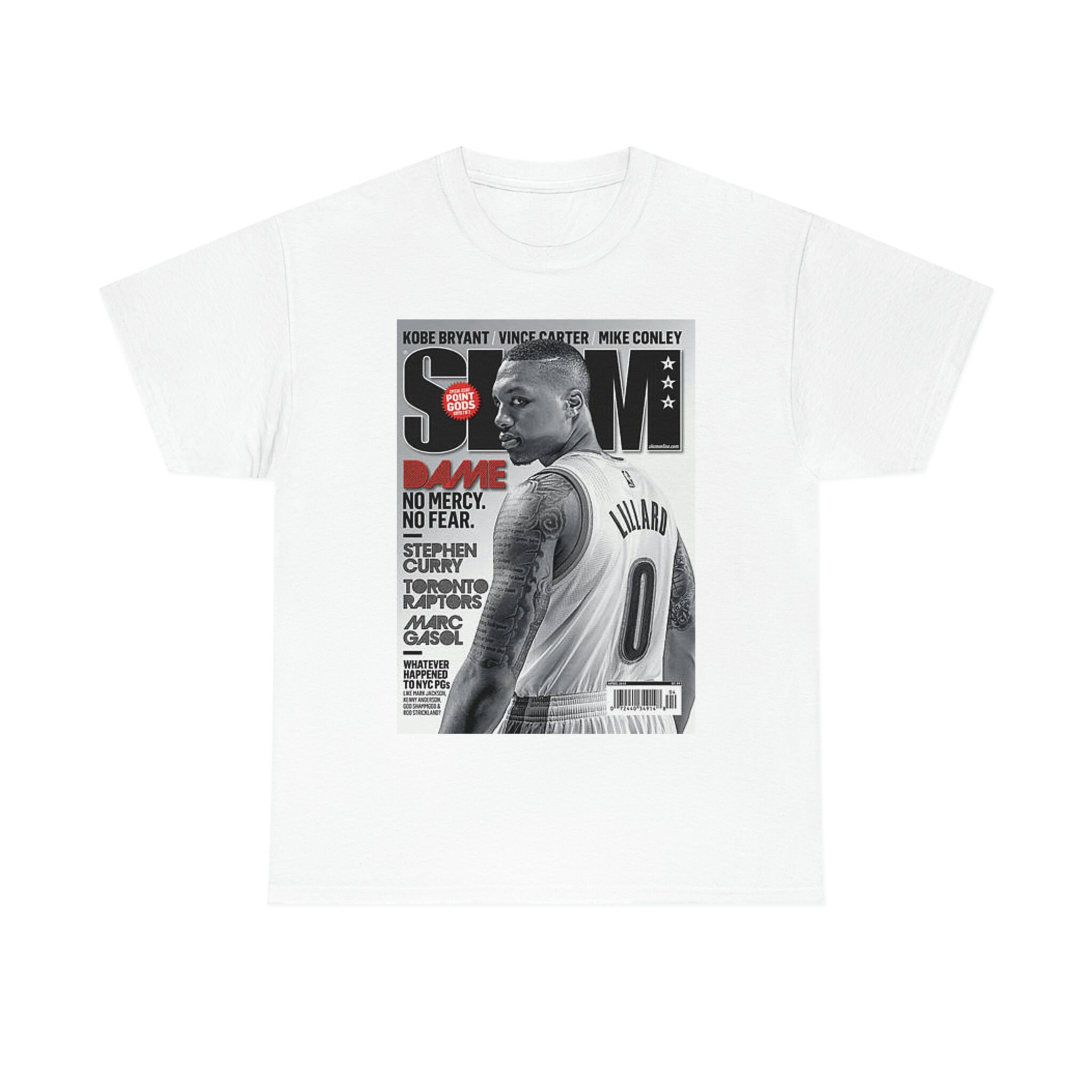 Damian Lillard Portland Trail Blazers NBA Slam Cover Tee - Etsy