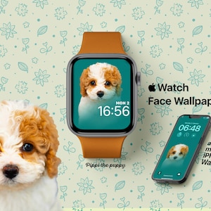 Puppy, Apple Watch Face Playful Dogs, Apple Watch Wallpaper Cute Dogs ...