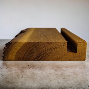 Oak Wood Tablet Holder, Wooden Tablet Holder, Wooden Tablet Stand With ...