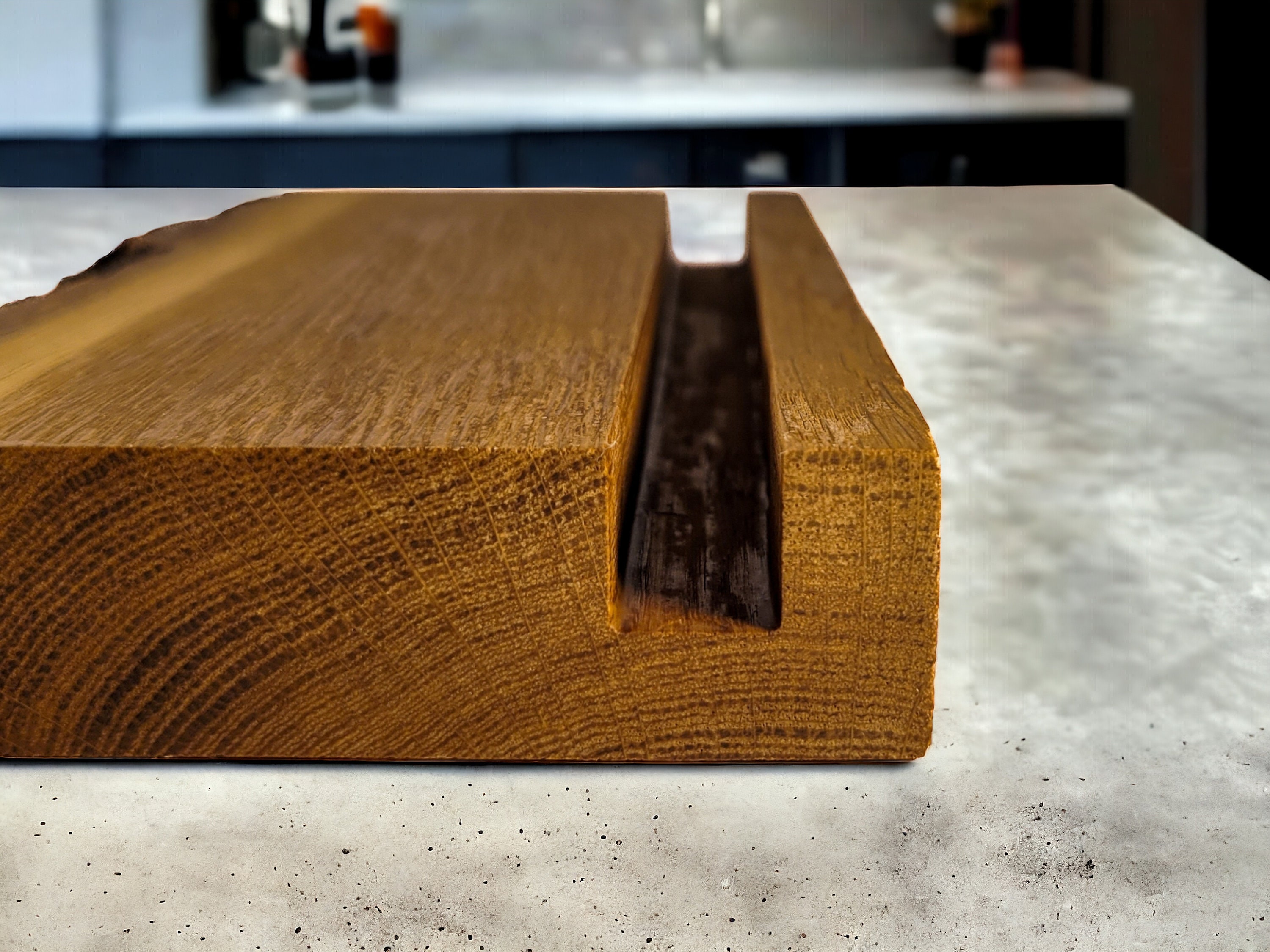 Oak Wood Tablet Holder, Wooden Tablet Holder, Wooden Tablet Stand With ...