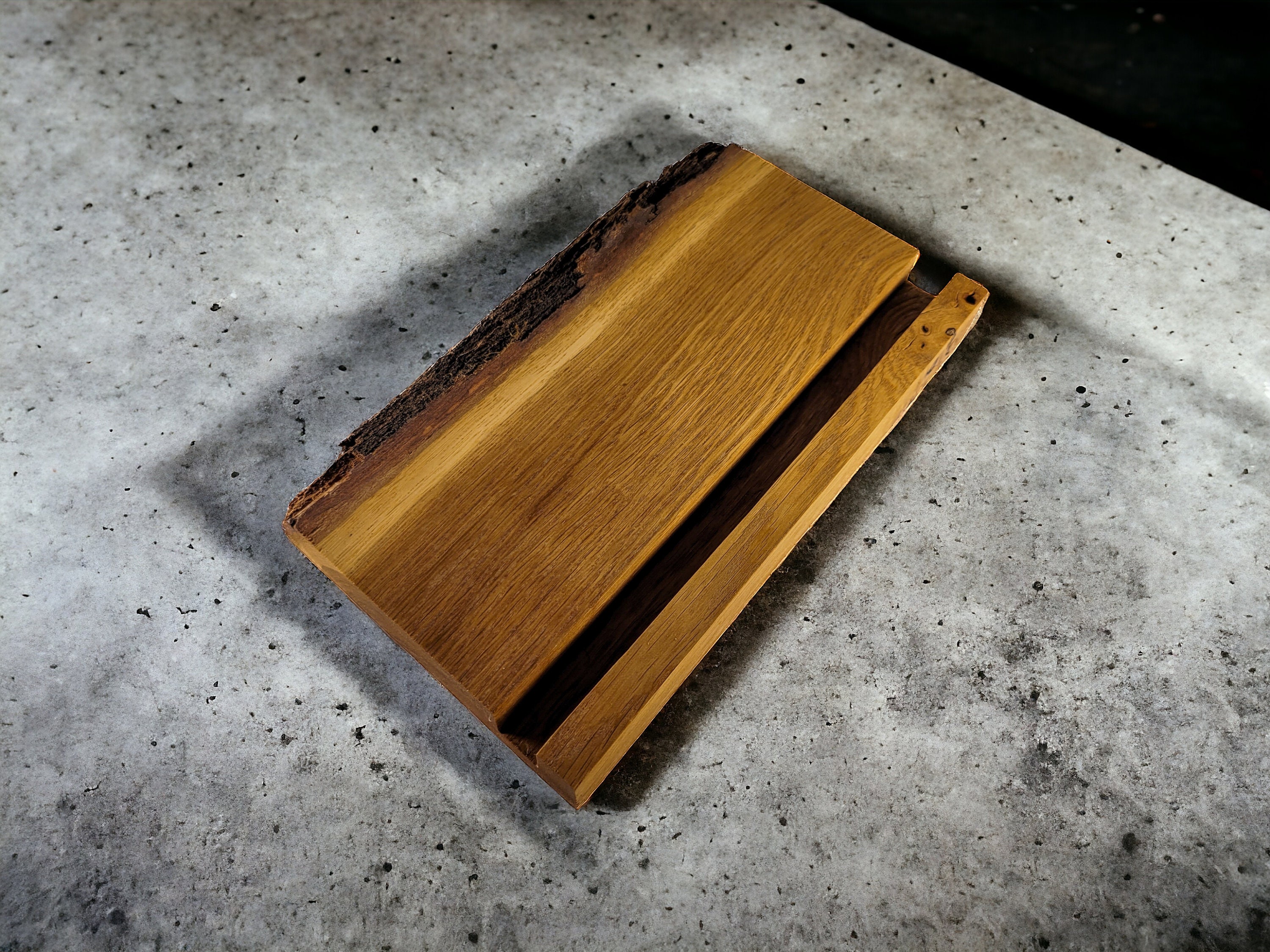 Oak Wood Tablet Holder, Wooden Tablet Holder, Wooden Tablet Stand With ...