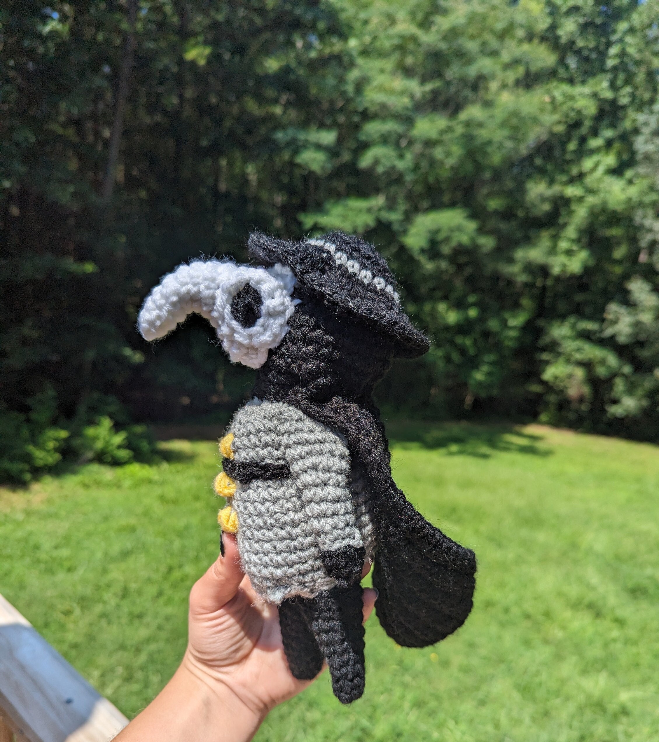 Crochet Plague Doctor Plush, Crochet Plague Doctor Doll - Etsy