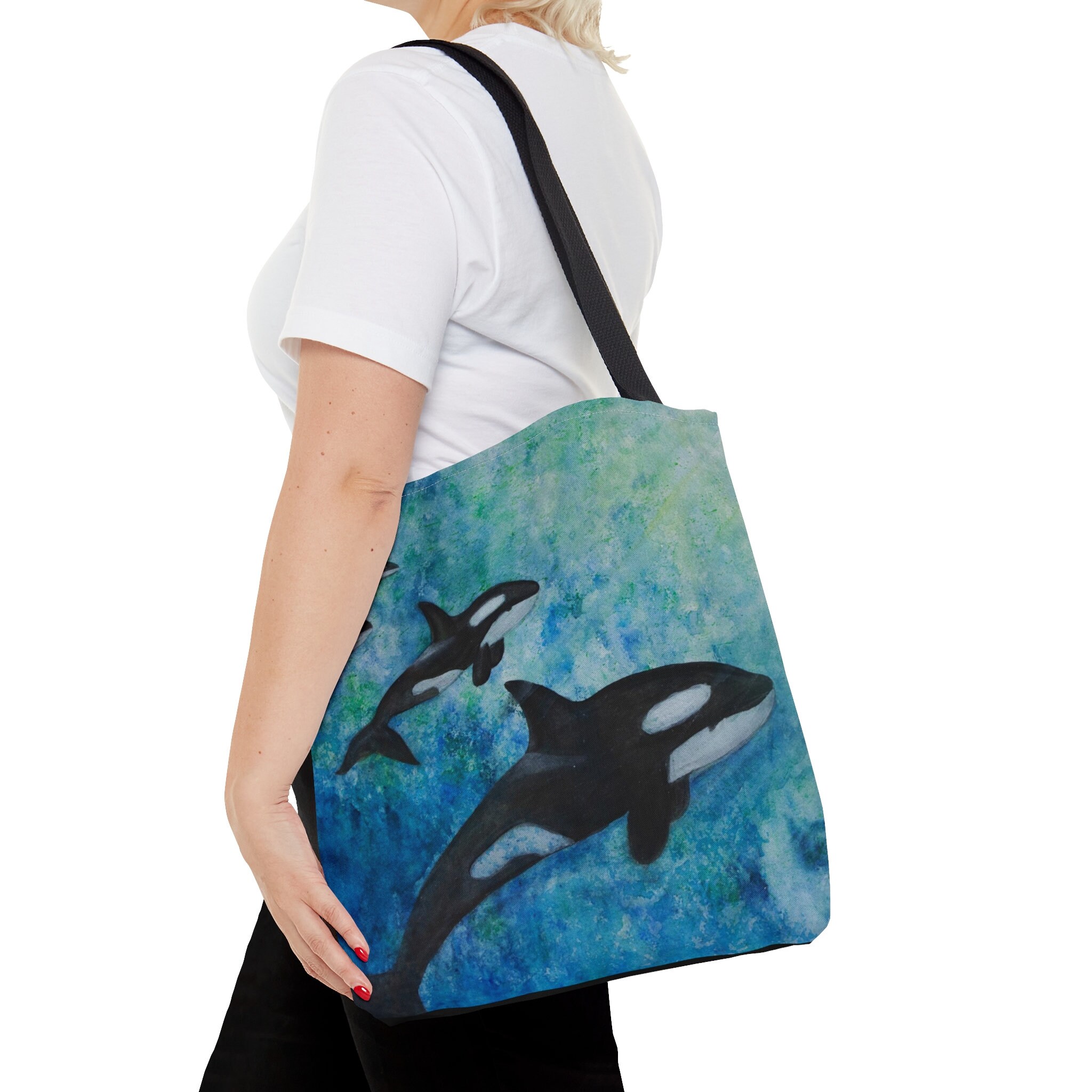 Orcas in Freedom Tote Bag - Etsy