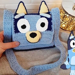 Bluey and Bingo Crochet Pattern, Crochet Bag Pack Pattern, Bluey Bag ...