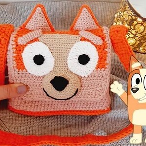 Bluey and Bingo Crochet Pattern, Crochet Bag Pack Pattern, Bluey Bag ...