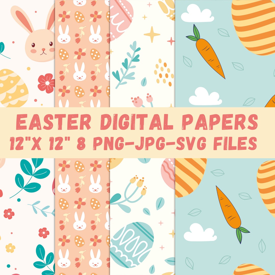 Easter Png, Easter SVG, Happy Easter SVG, Easter Wraps, Easter Clipart ...